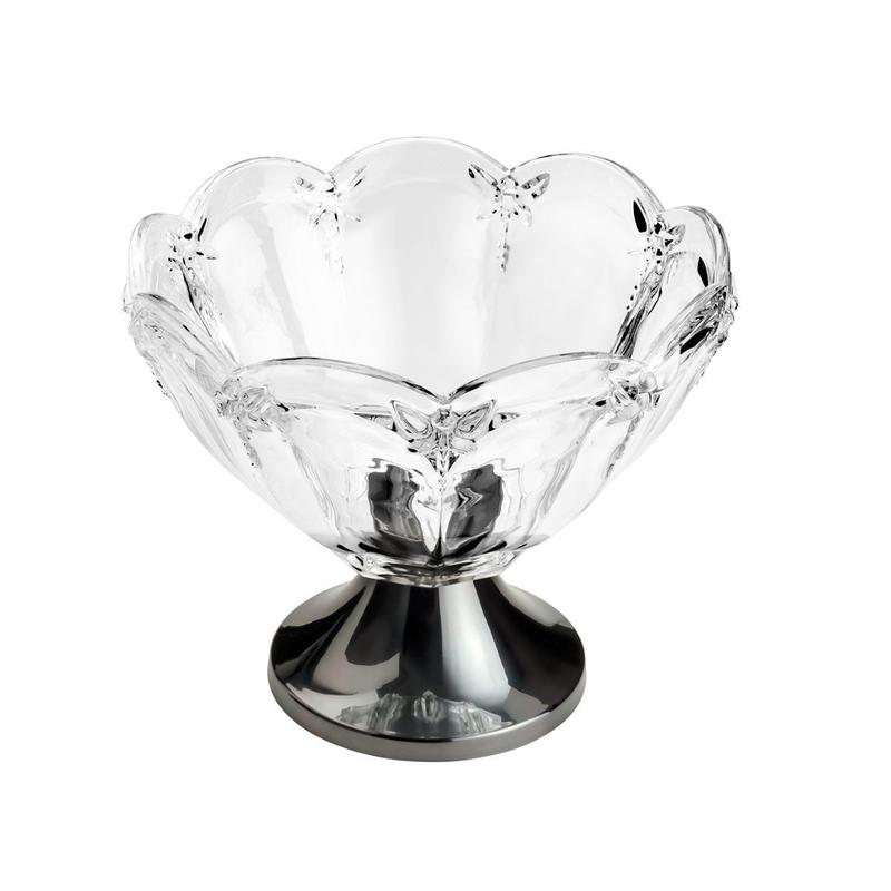 Centro De Mesa Vidro Borboleta Wolff Com Pé Preto - Centro de Mesa ...