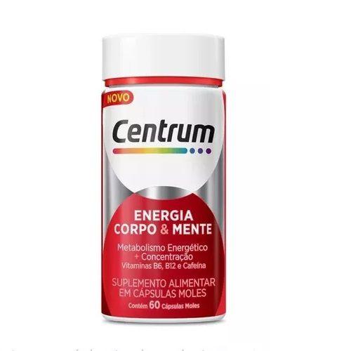 Centrum Energia Corpo e Mente 60 Cáps - GSK - Multivitamínico ...