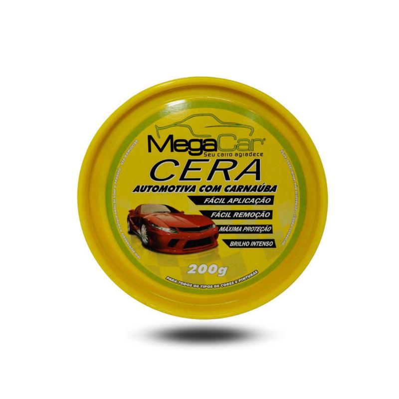 Cera Automotiva com Carnaúba Mega Car 200g - Cera Automotiva - Magazine ...