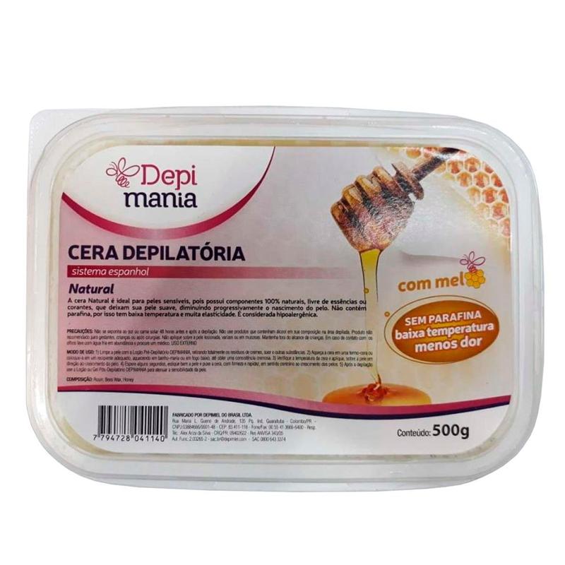 Cera Depilatória Depi Mania Natural Sistema Espanhola - Depilação ...