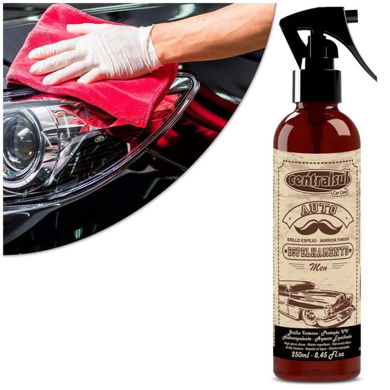 Cera Líquida Automotiva Centralsul Car Care Men 250ml Auto Espelhamento ...
