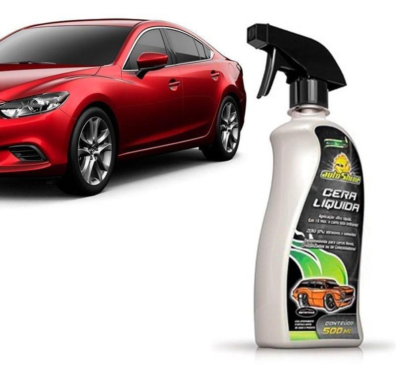 Cera Líquida Carnaúba Cristalizadora Spray Autoshine 500 Ml - Cera ...