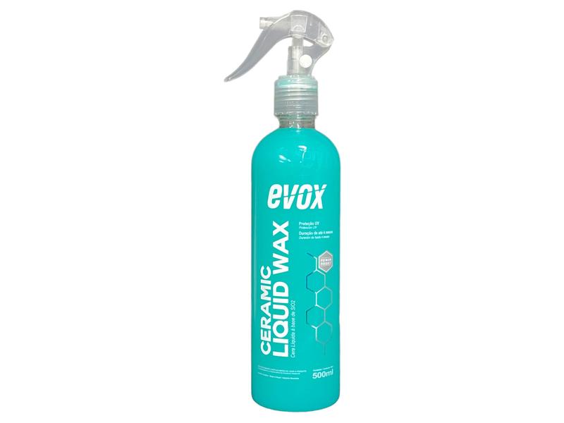 Cera Liquida Ceramic Liquid Wax Base SiO2 EVOX 500ml - Cera Automotiva ...