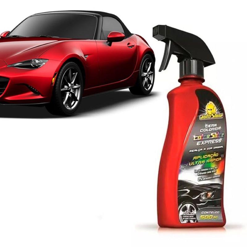 Cera Liquida Colorida Express Vermelha 500ml Autoshine - Cera ...