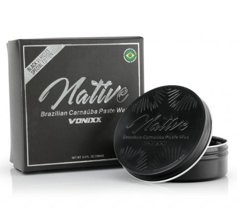 Cera native black paste wax 100ml VONIXX - Cera Automotiva - Magazine Luiza