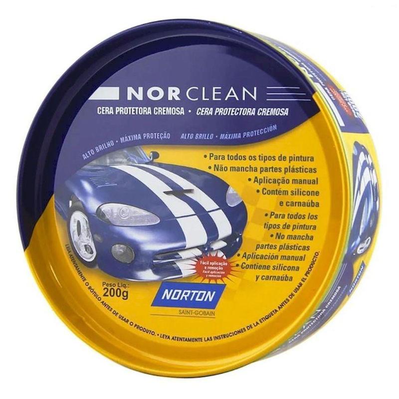 Cera Protetora Cremosa Norclean 200g - Norton - Cera Automotiva ...