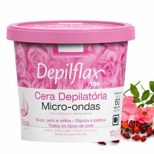 Cera Quente Depilação Micro-ondas Depilflax 100g - Cera Depilatória ...