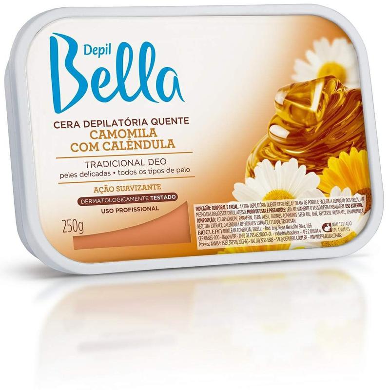 Cera Quente em Barra para Depilação Camomila e Calêndula - Depil Bella ...