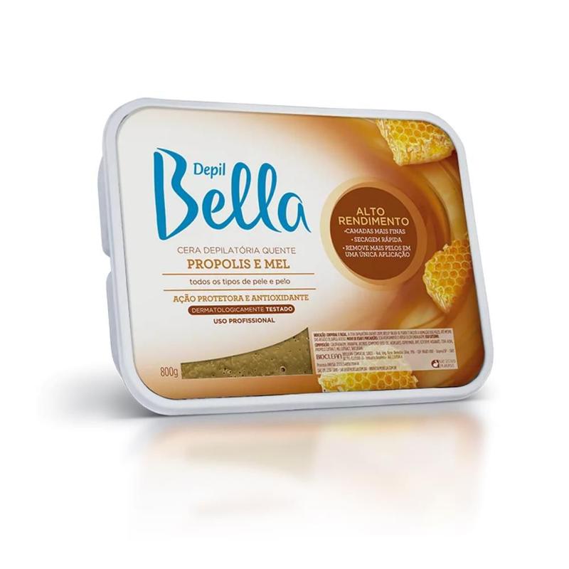 Cera Quente Em Barra Própolis E Mel Alto Rendimento Depil Bella 800g ...