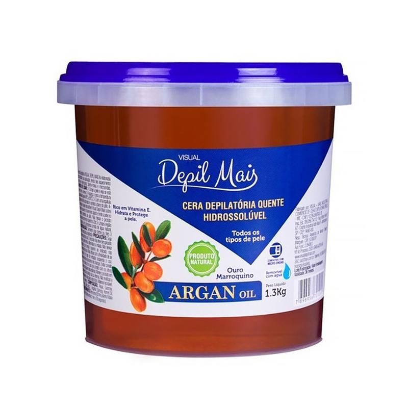 Cera Quente Visual Argan 1,3kg - Cera Depilatória - Magazine Luiza