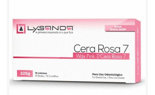 Cera Rosa 7 Com 18 Laminas Protese Registro Mordida - Odontologia ...