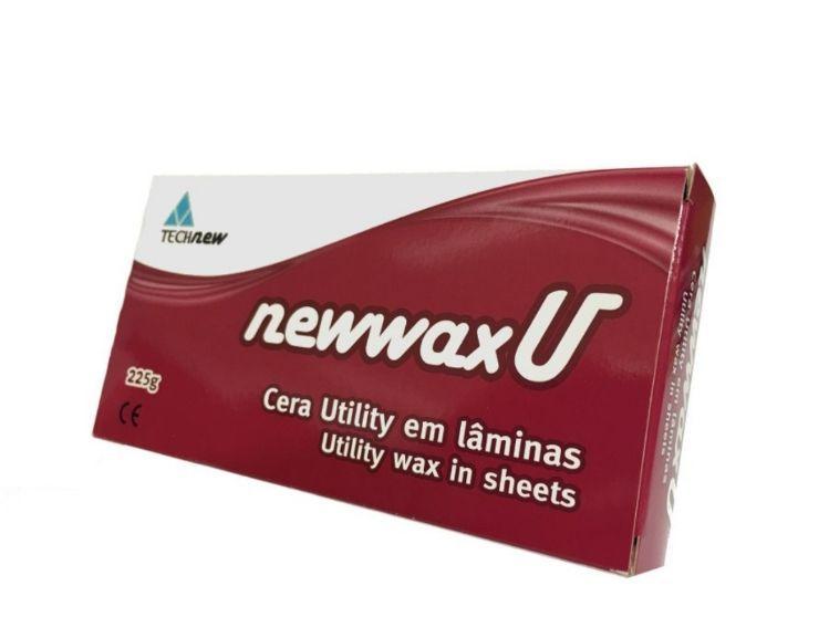 Cera Utility em lâminas Newwax embalagem de 225 g com 5 lâminas ...