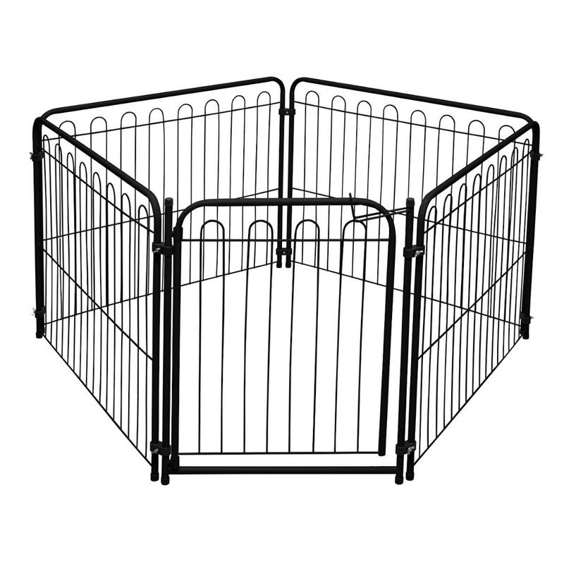 Cercado Pet 4 Modulos Delimitadores + Portão p/ Cães Pequenos/Médios ...