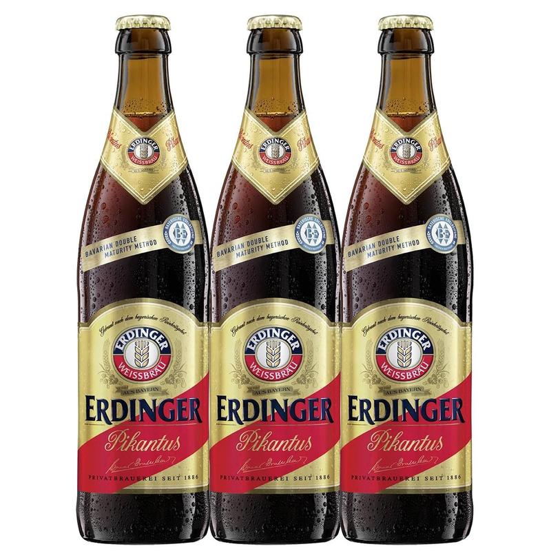 Cerveja Alemã ERDINGER Pikantus 500ml (3 Garrafas) - Cerveja - Magazine ...