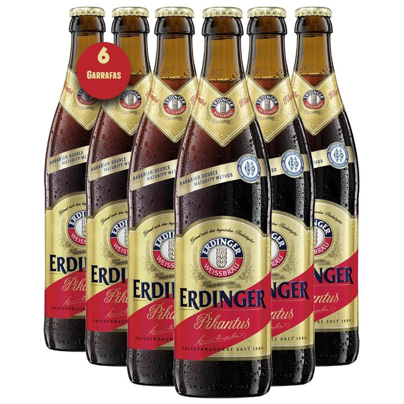 Cerveja Alemã ERDINGER Pikantus 500ml (6 Garrafas) - Cerveja - Magazine ...