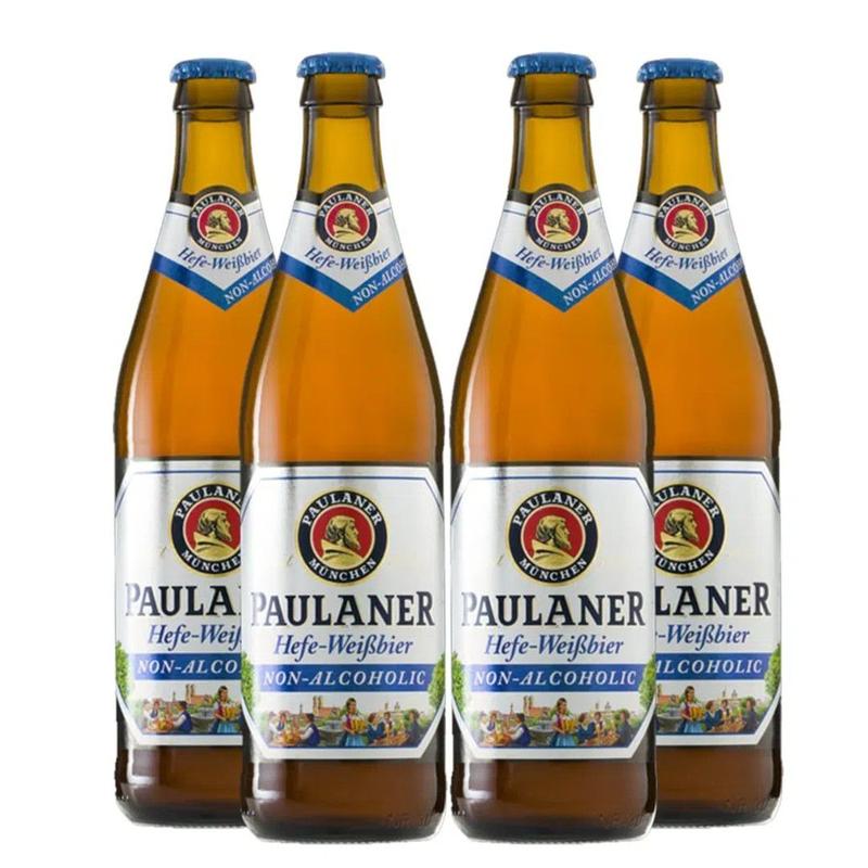 Cerveja Alemã PAULANER 0,0% Alcool 500ml (4 Garrafas) - Cerveja ...