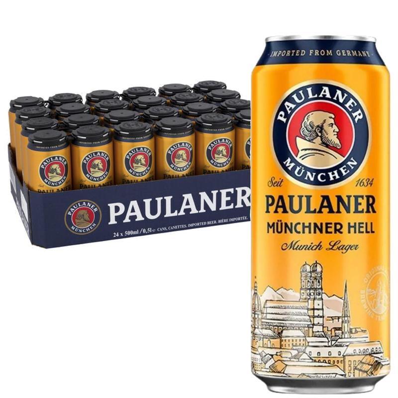 Cerveja Alemã Paulaner Mnchner Hell Lata 500ml (24 Latas) - Cerveja ...