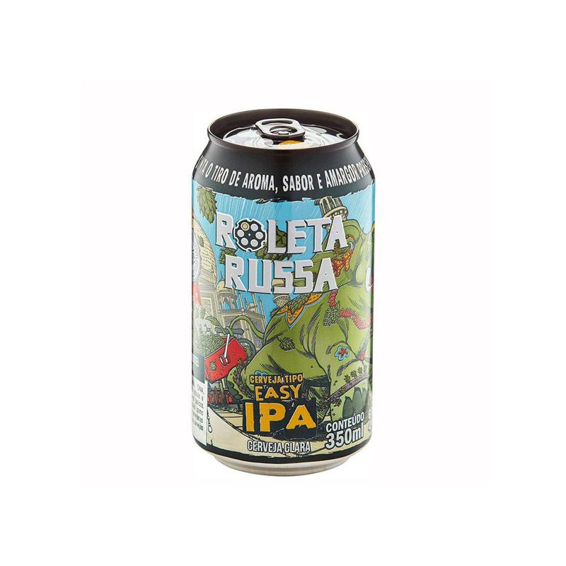Cerveja Artesanal Roleta Russa Easy IPA Lata 350ml - Cerveja - Magazine ...