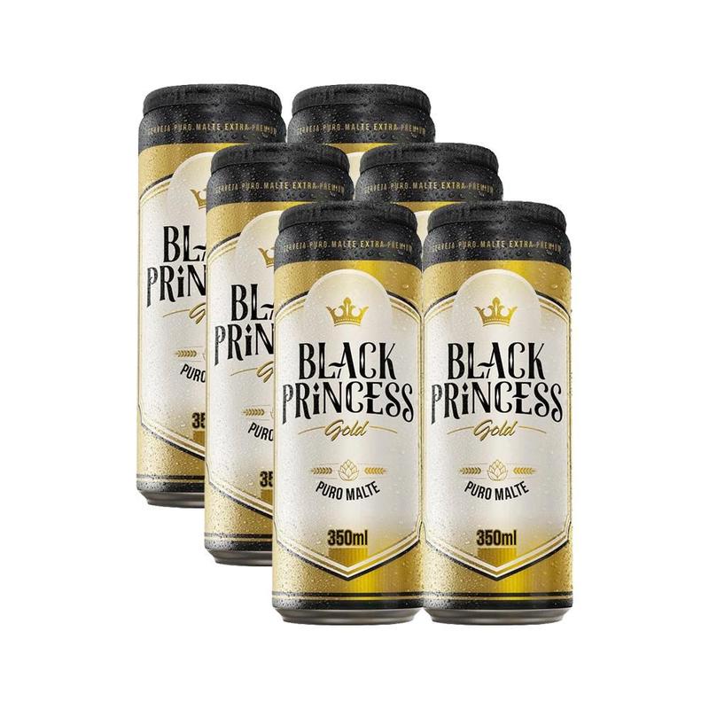 Cerveja Black Princess Gold 350ml - Edição Comemorativa 140 Anos ...