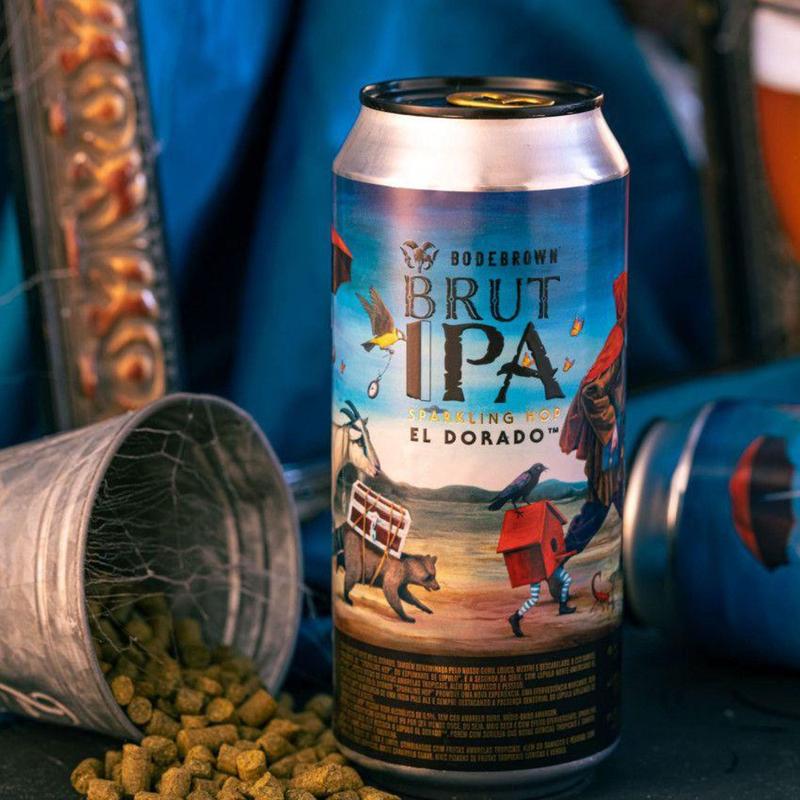 CERVEJA BODEBROWN BRUT IPA EL DORADO - LATA 473ml - Cerveja - Magazine ...
