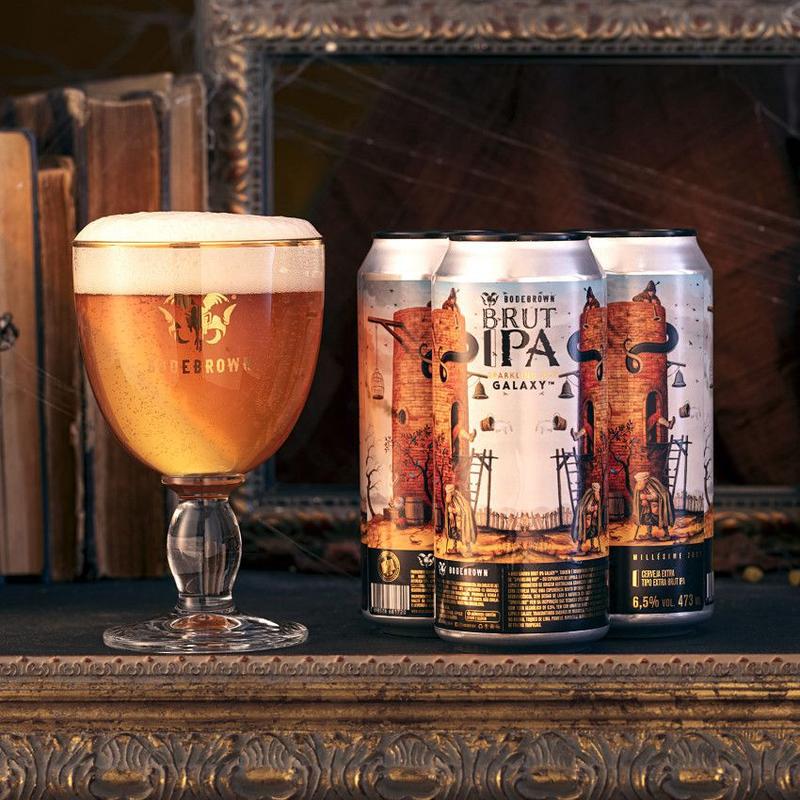CERVEJA BODEBROWN BRUT IPA GALAXY - LATA 473ml - Cerveja - Magazine Luiza