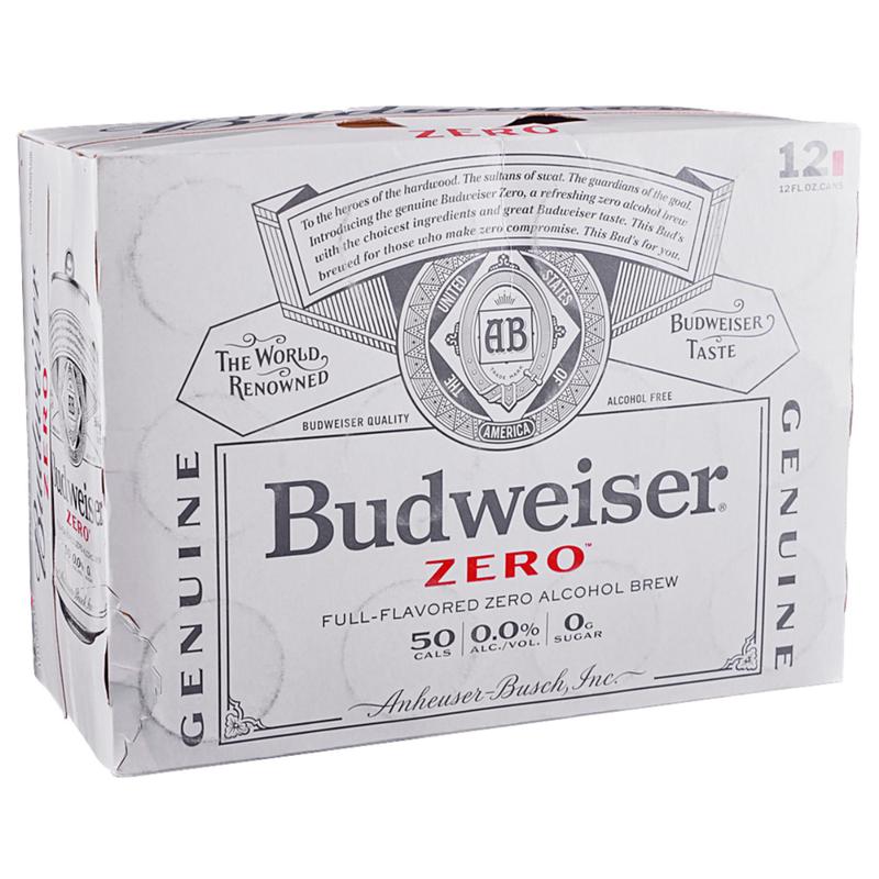 Cerveja Budweiser Zero Álcool Pack com 12 Latas 350mL - Cerveja ...