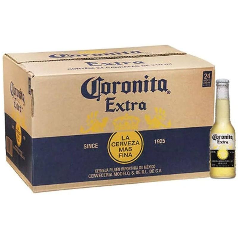 Cerveja CORONITA Extra Long Neck 210ml (24 garrafas) - Corona - Cerveja - Magazine Luiza