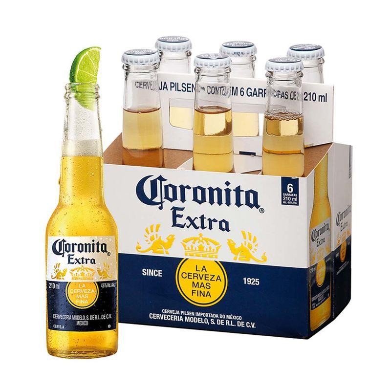 Cerveja Coronita Pack 6 Unidades 210 Ml Cada - Cerveja - Magazine Luiza