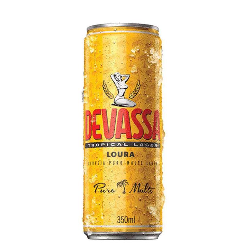 Cerveja Devassa Bem Loura Lata 350 ml - Cerveja - Magazine Luiza