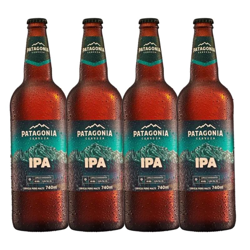 Cerveja PATAGONIA IPA One Way 740ml (4 Garrafas) - Patagônia - Cerveja ...