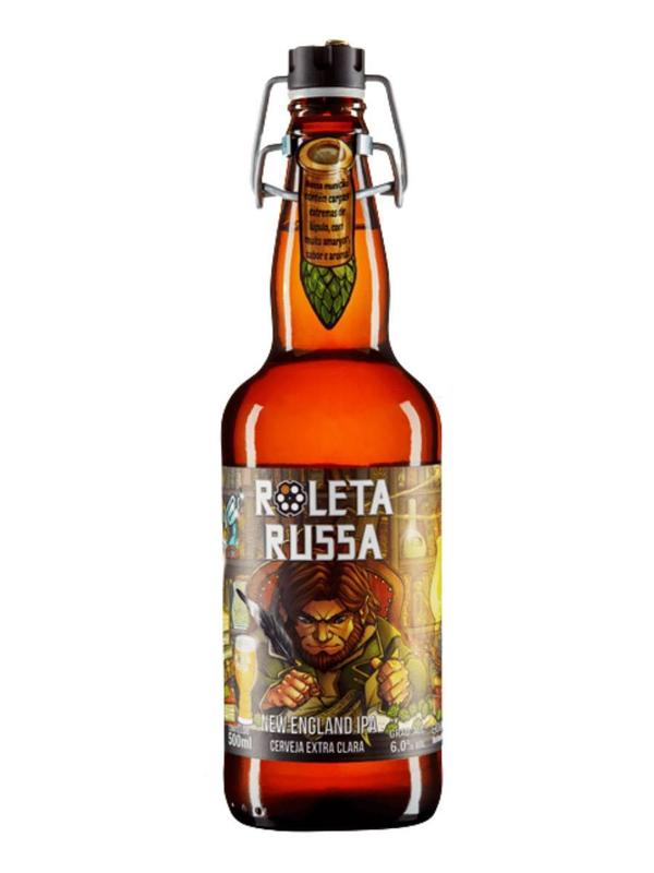 Cerveja Roleta Russa Double New England Ipa Garrafa 500Ml - Cerveja ...