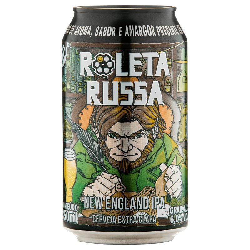 Cerveja Roleta Russa New England IPA - Lata 350ml - Cerveja - Magazine ...