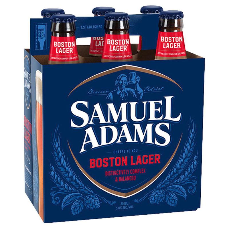Cerveja Samuel Adams Boston Lager - Pack 6 Unidades (355Ml) - Kit Cerveja - Magazine Luiza