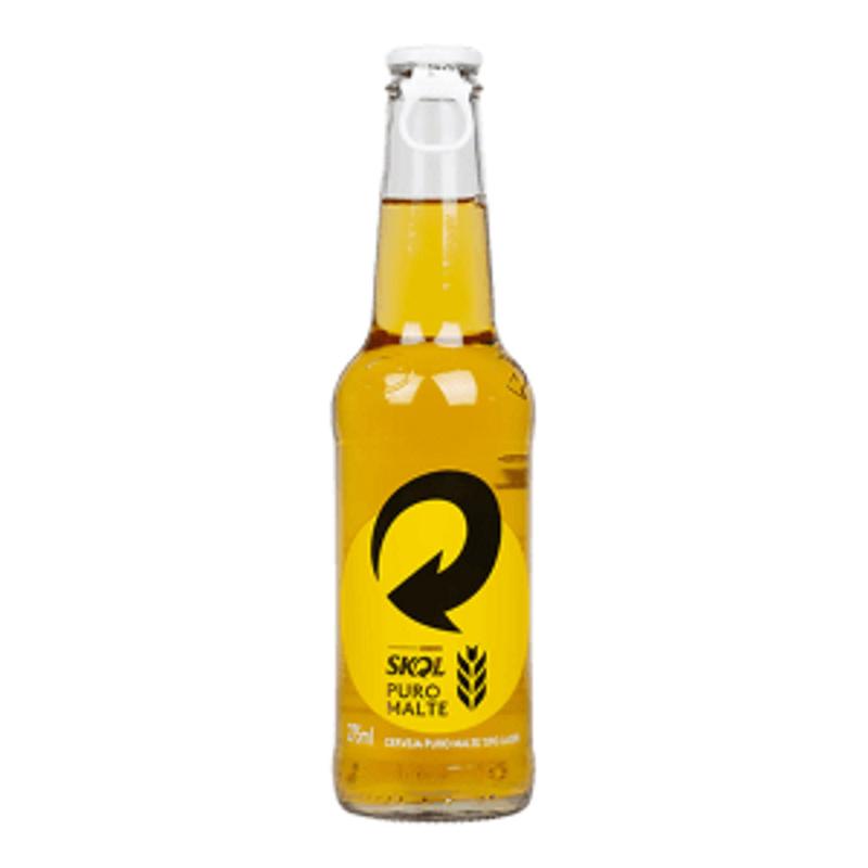 Cerveja Skol Puro Malte 275ml 24 Unidades - Cerveja - Magazine Luiza