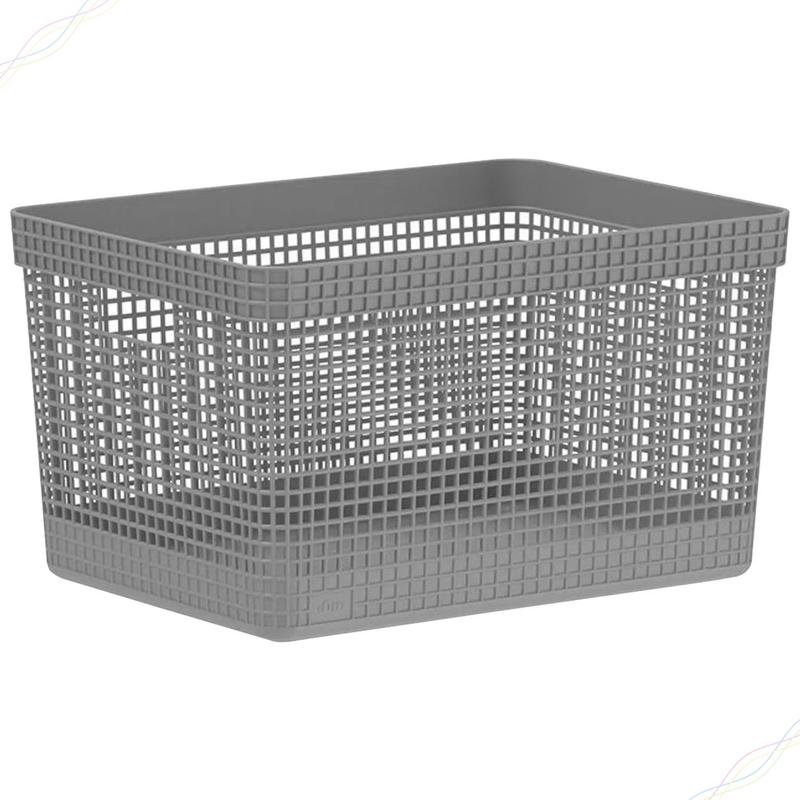 Cesto Organizador Caixa Grid Grande Roupas Brinquedos Diversos Multiuso ...