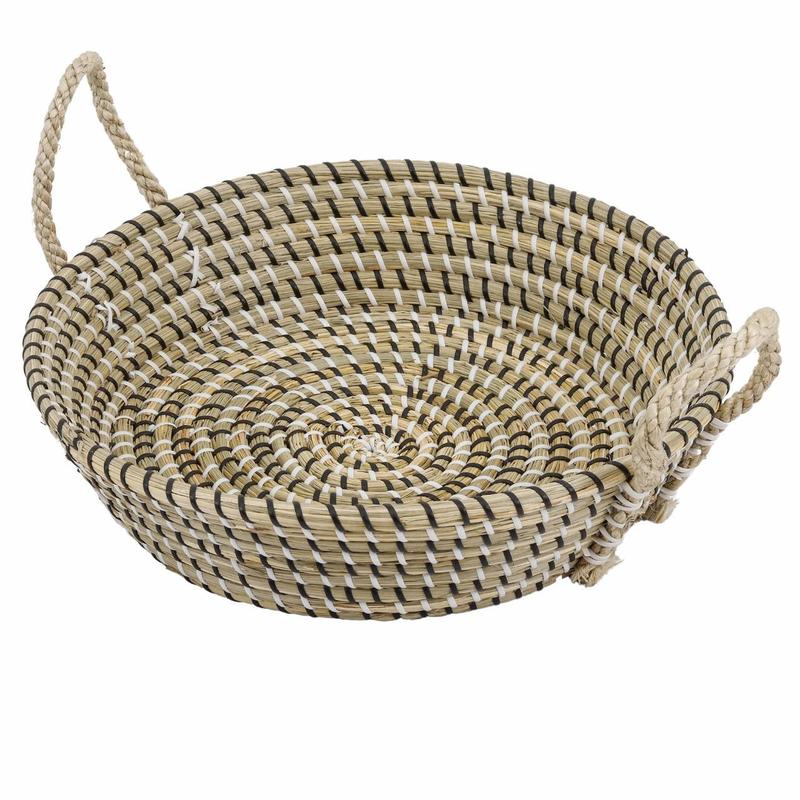 Cesto Organizador Multiuso em Fibra Natural Étnico Cestaria - Decore ...