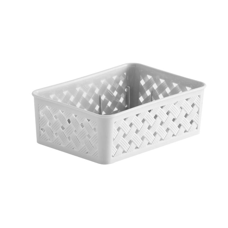 Cesto Organizador Multiuso Rattan 19x13 Armário Gaveta Bebê Cômoda ...