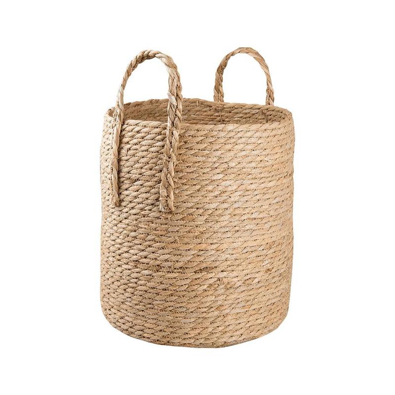 Cesto Redondo c/Alça 28x28x35cm Nature Alto - Yoi - Caixas e Cestos ...