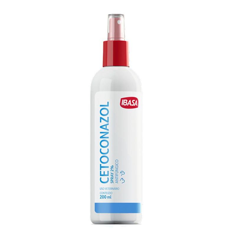 Cetoconazol Spray 2% Ibasa 200ml - Vermífugo - Magazine Luiza
