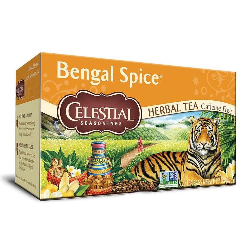 Chá Bengal Spice Celestial Seasonings 20 Sachês 47g - Chá - Magazine Luiza