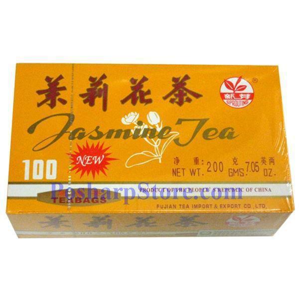 Chá De Flor Jasmin Jasmine Tea Fujian - 100 Sachês 2G 200G - Fujian Tea ...