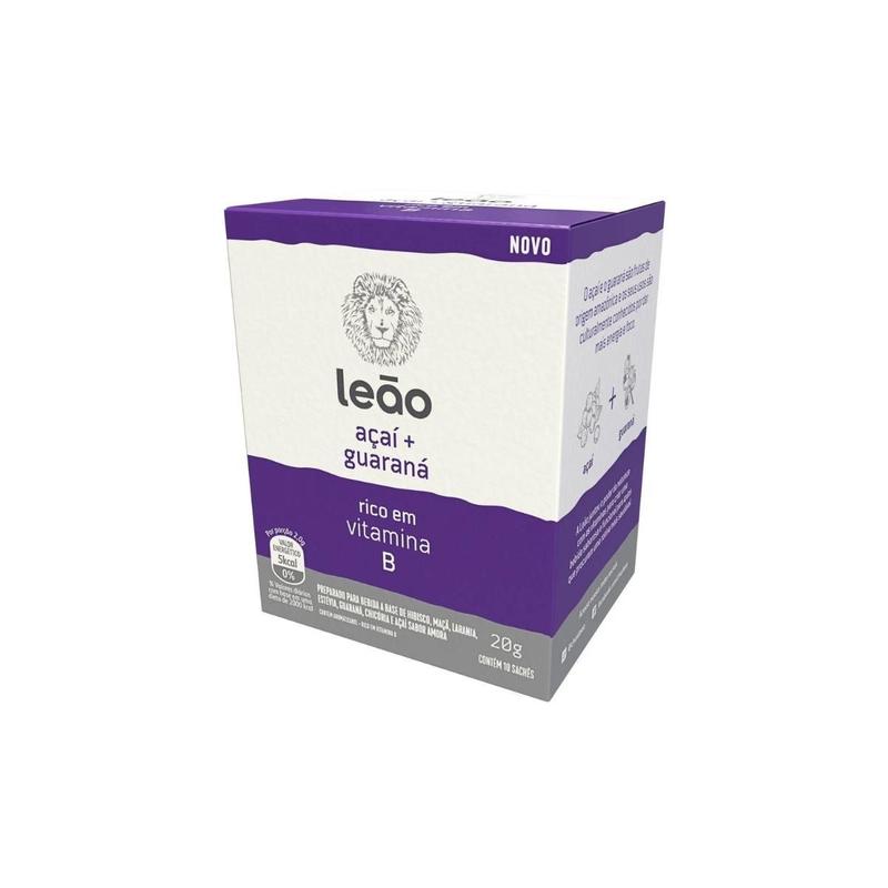 Cha Leao Vitaminico Acai E Guarana 10 Saquinhos - Leão - Chá - Magazine ...
