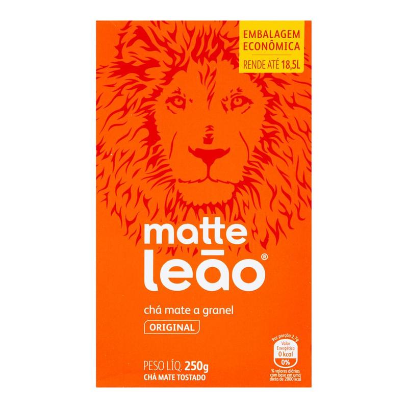 Chá Matte Leão Tradicional Leão 250g - Chá - Magazine Luiza