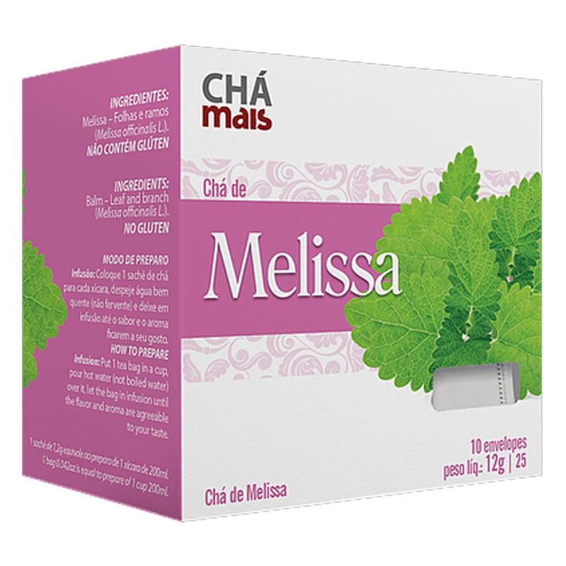 Chá Melissa 10 Sachês - Chá Mais - Cha Mais - Chá - Magazine Luiza