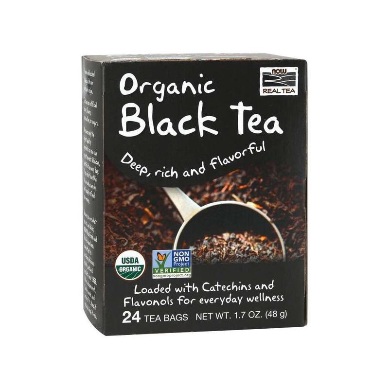 Chá Organic Black Tea 24 Sachês - Now Real Tea - Chá - Magazine Luiza
