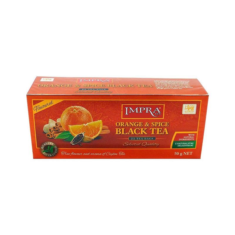 CHA PRETO DE LARANJA E ESPECIARIAS IMPRA TEA 25 sachês 50G - Chá ...