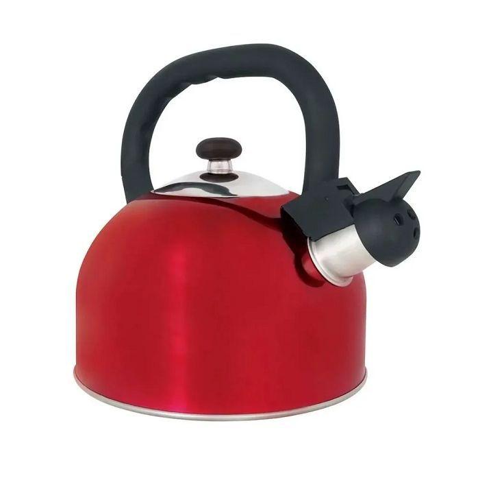 Chaleira Aço Inox 2,5 Litros Mattina Vermelha Mor - Chaleiras ...