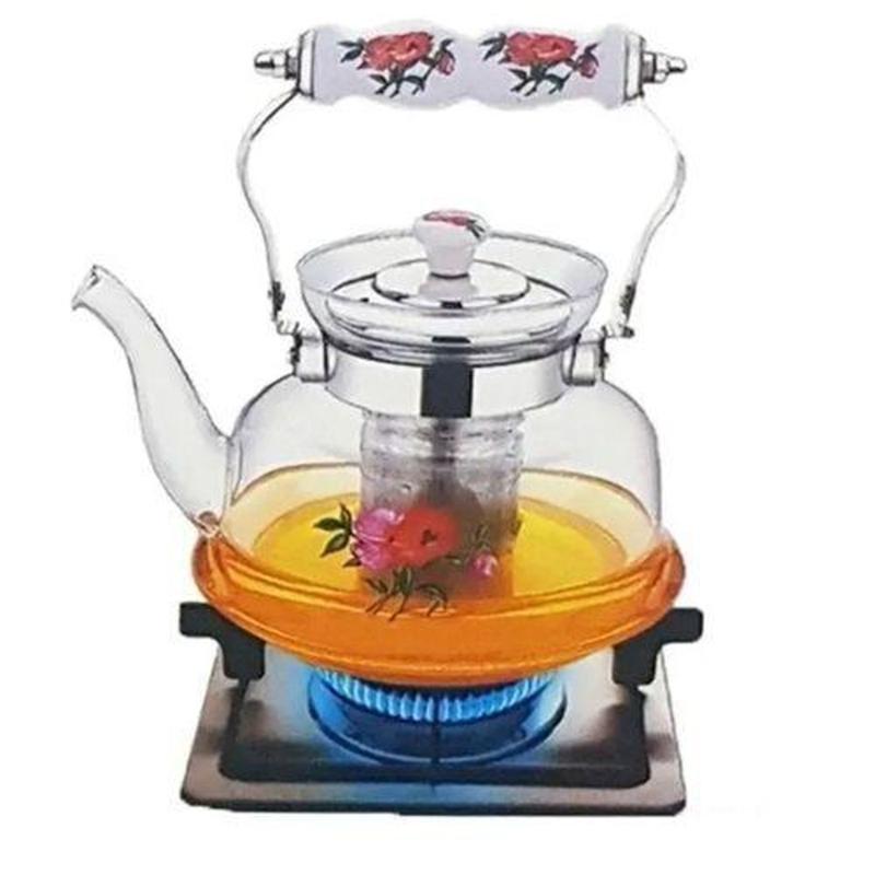 Chaleira com infusor de chá 1litro vidro inox bule chá detox - Arkad ...