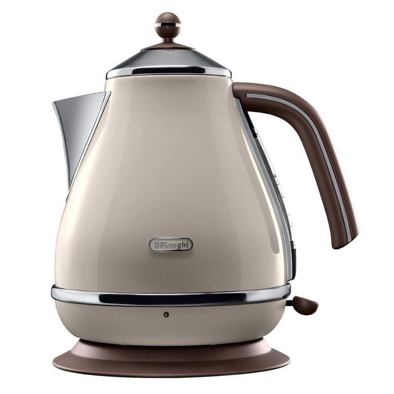 Chaleira Elétrica Icona Vintage 127V 1,7 Litro Bege Delonghi ...