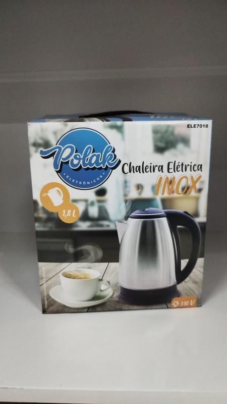 Chaleira Eletrica Inox 1,8 Litros 110v - Elite - Chaleira, Bule ...